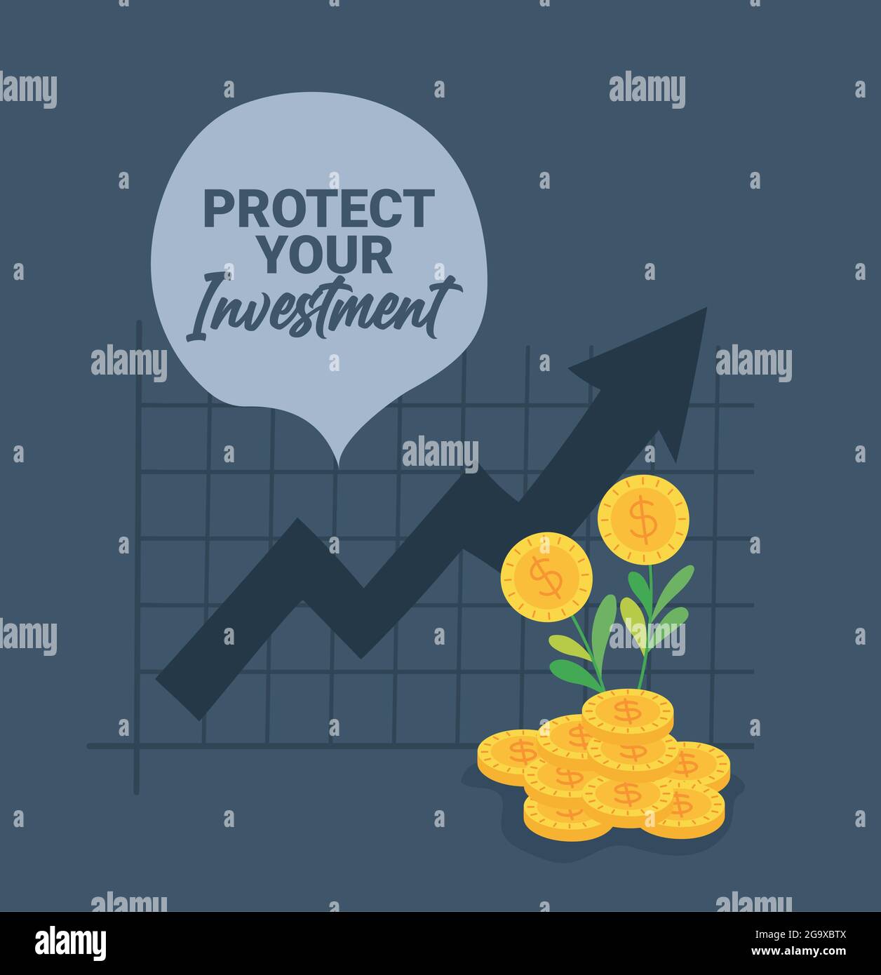 investment protect poster Stock Vector Image & Art - Alamy
