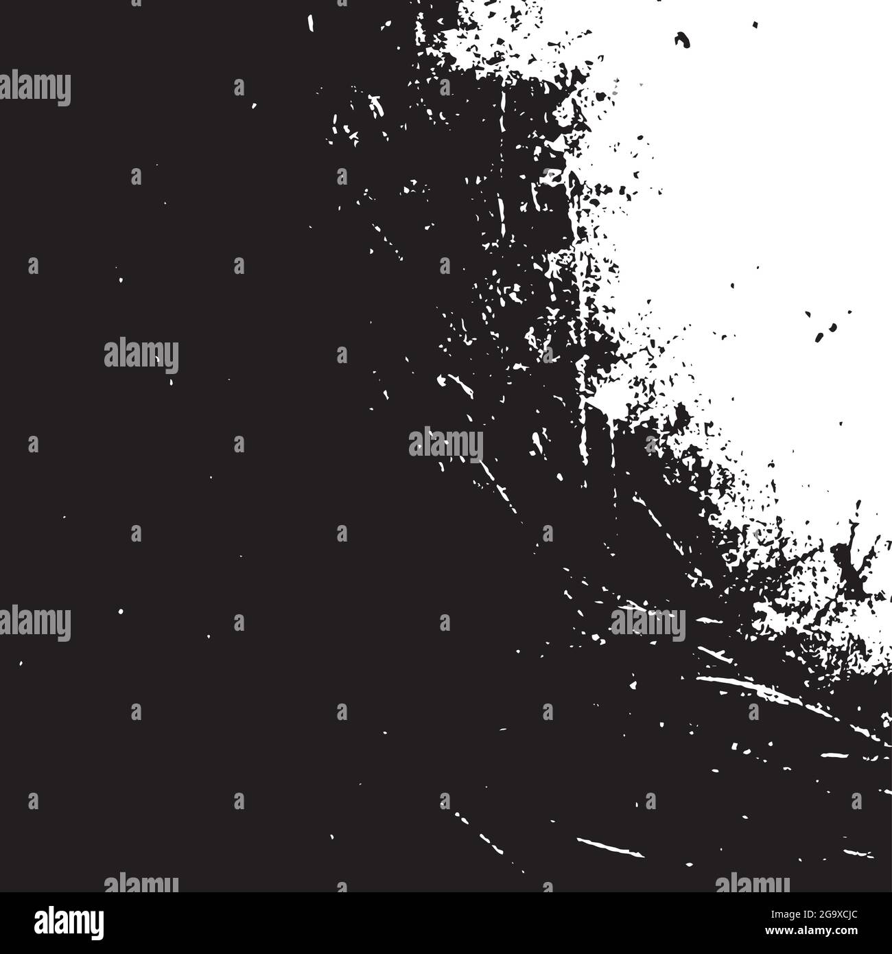Grunge Black And White Urban Vector Texture Template. Dark Messy Dust ...