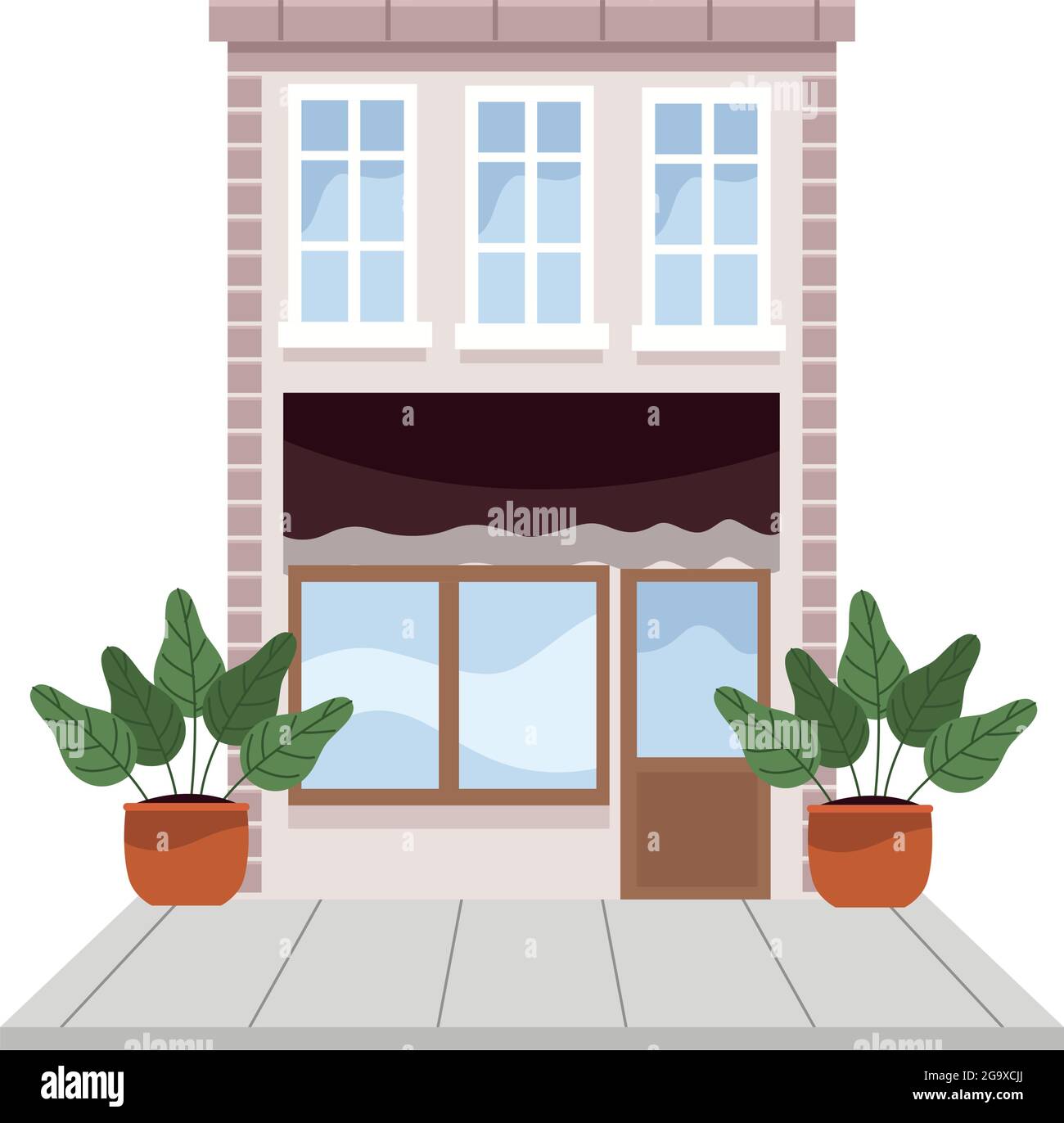 store facade building Stock Vector Image & Art - Alamy