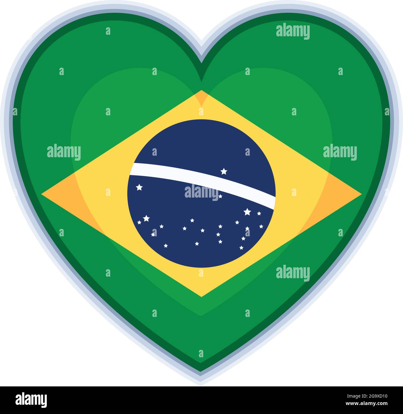 Heart of brasilia Stock Vector Images - Alamy