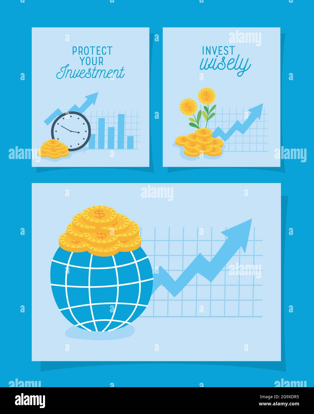investment protect posters Stock Vector Image & Art - Alamy