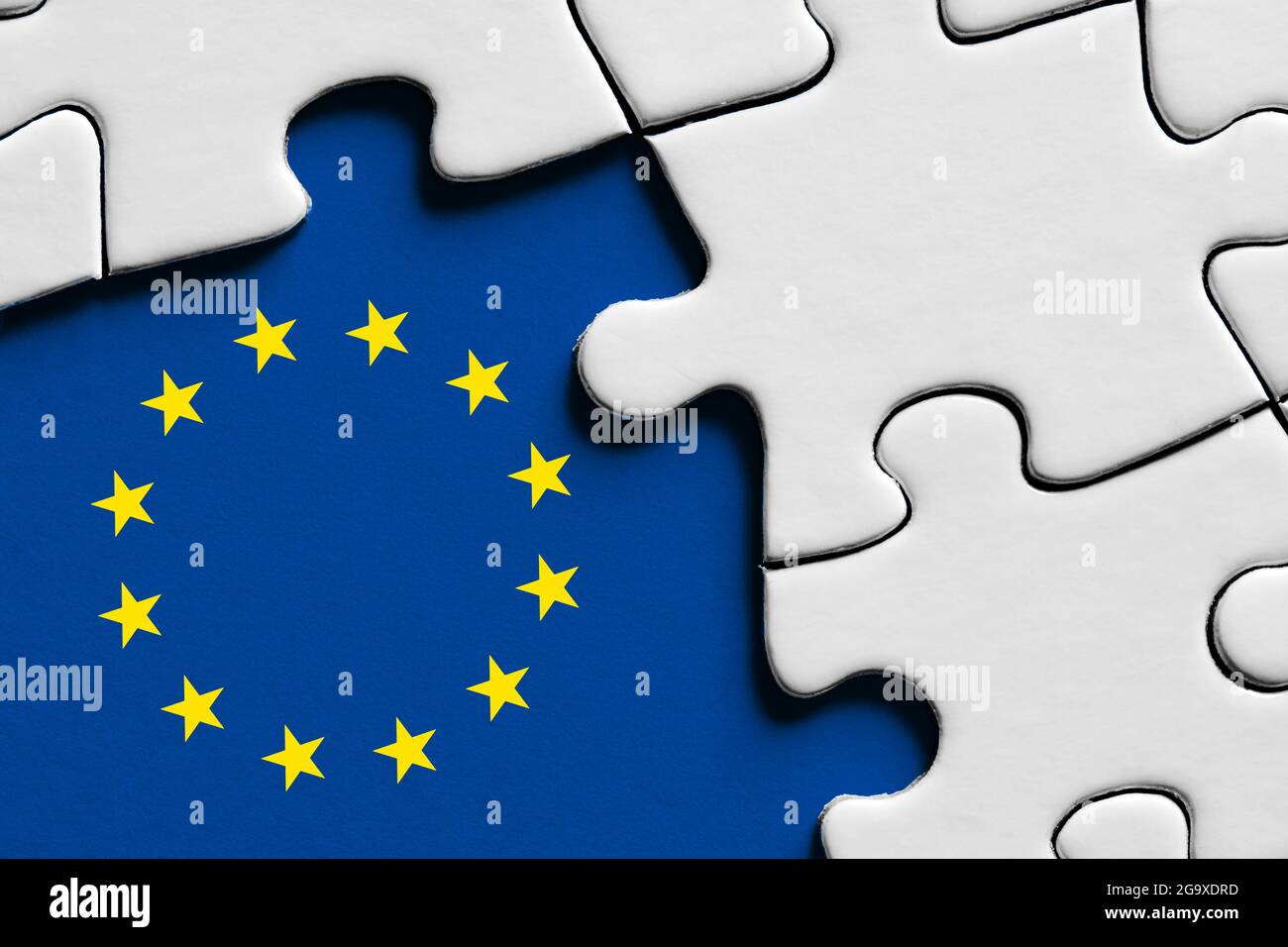 America europe flag jigsaw hi-res stock photography and images - Alamy