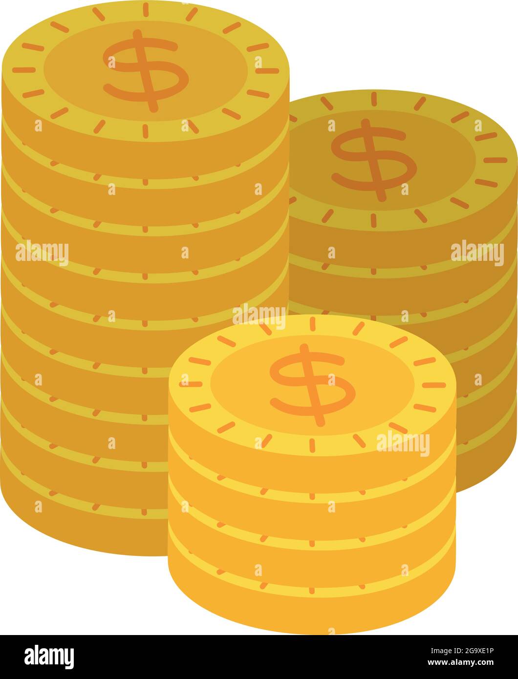 pile of dollars Stock Vector Image & Art - Alamy
