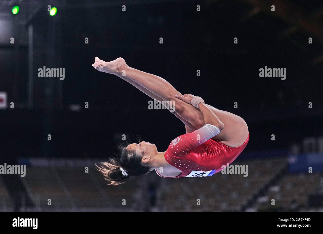 July 25, 2021: Sze En Tan of Singapore during women's artistic ...