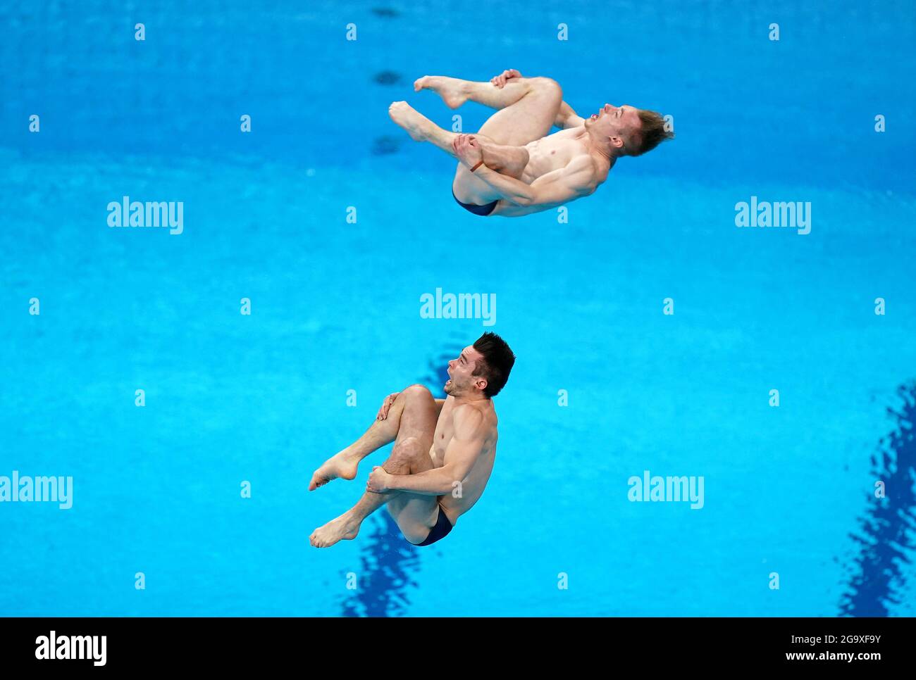 Great Britain's Daniel Goodfellow and Jack Laugher during the Men's ...