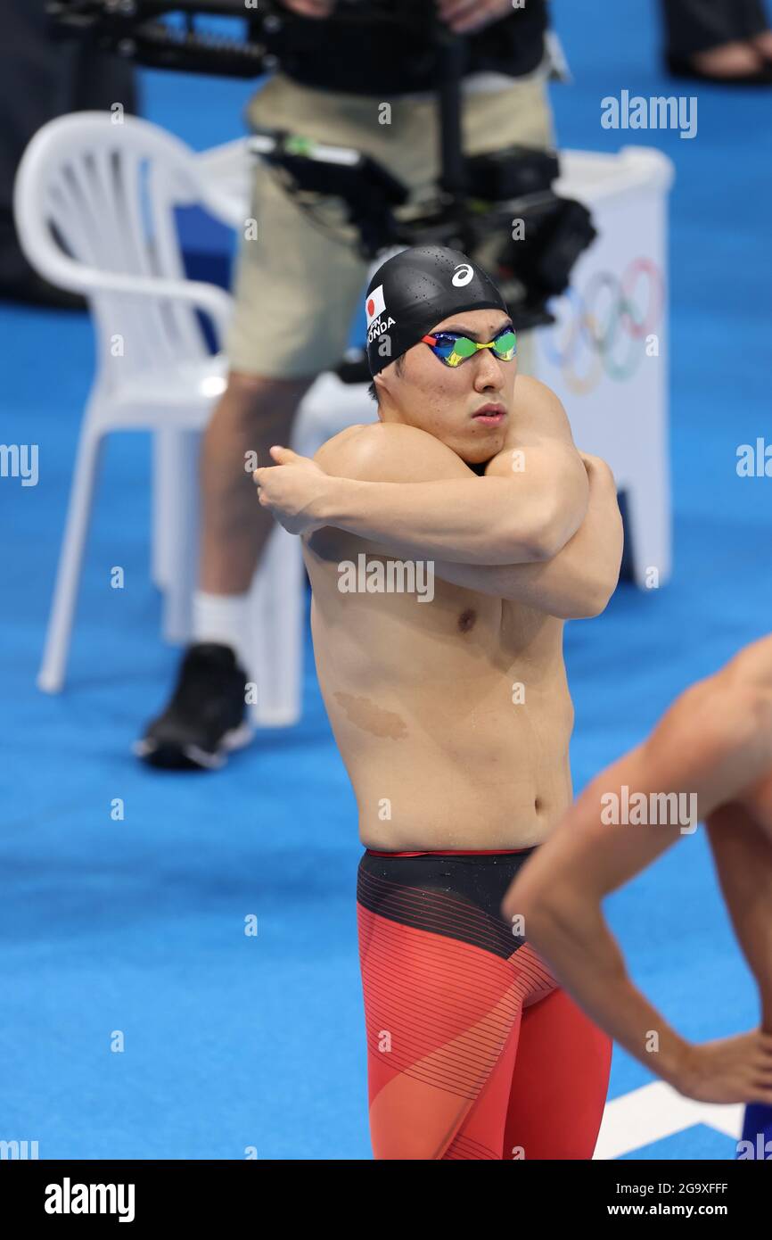 Tokyo, Japan. 27th July, 2021. Tomoru Honda (JPN) Swimming : Men's 200m ...