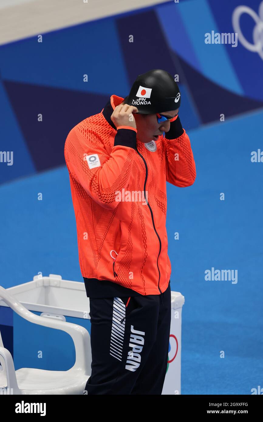 Tokyo, Japan. 27th July, 2021. Tomoru Honda (JPN) Swimming : Men's 200m ...