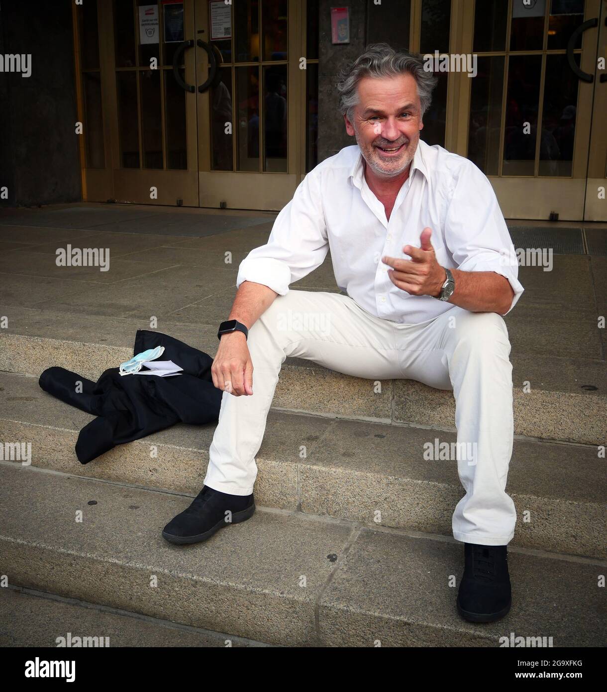 Berlin, Germany. 24th July, 2021. Actor Timothy Peach photographed at ...
