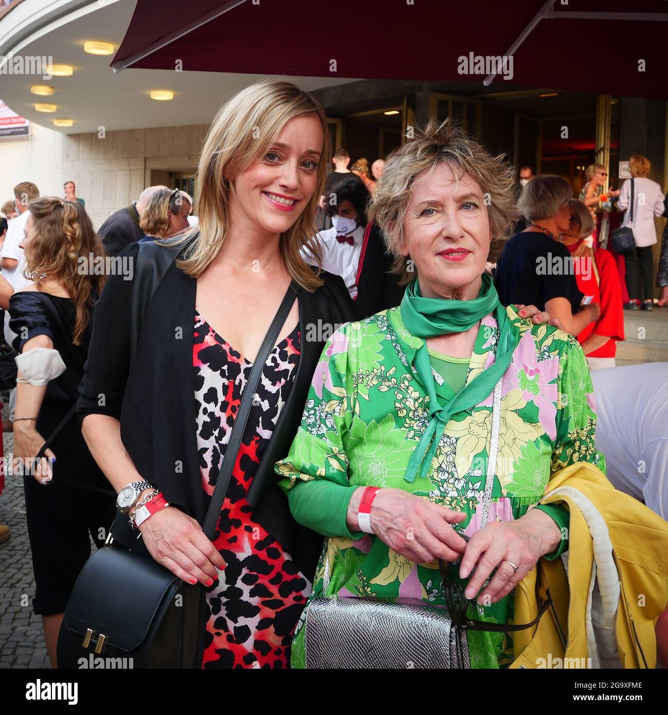 Berlin, Germany. 24th July, 2021. The actresses Judith and Beatrice ...