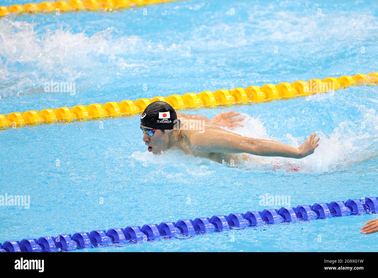 Tokyo, Japan. 27th July, 2021. Tomoru Honda (JPN) Swimming : Men's 200m ...