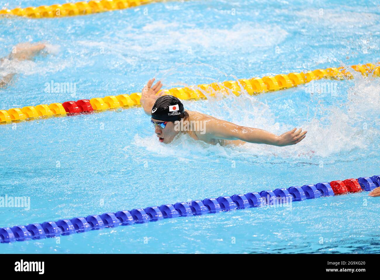 Tokyo, Japan. 27th July, 2021. Tomoru Honda (JPN) Swimming : Men's 200m ...