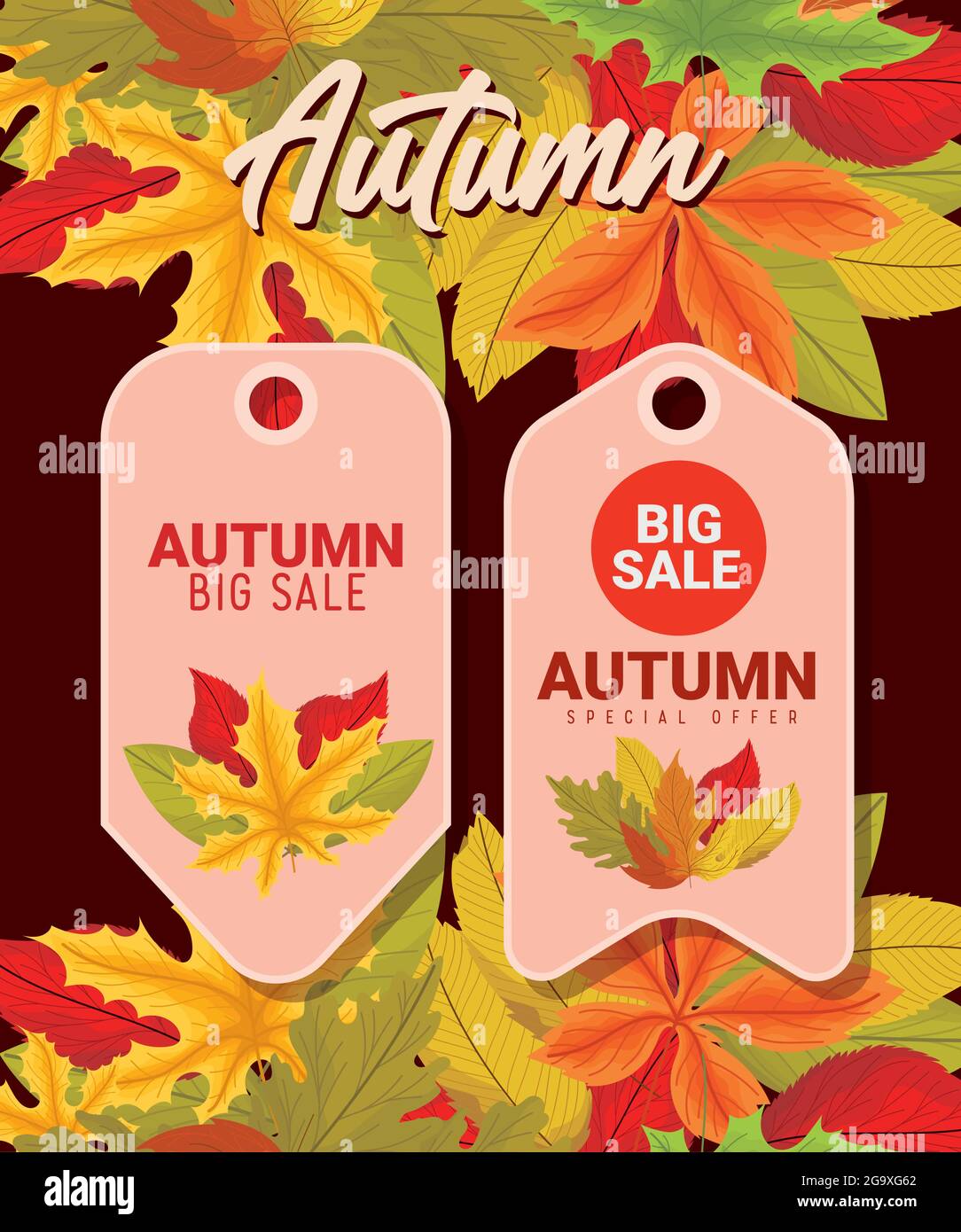 autumn tags design Stock Vector Image & Art - Alamy