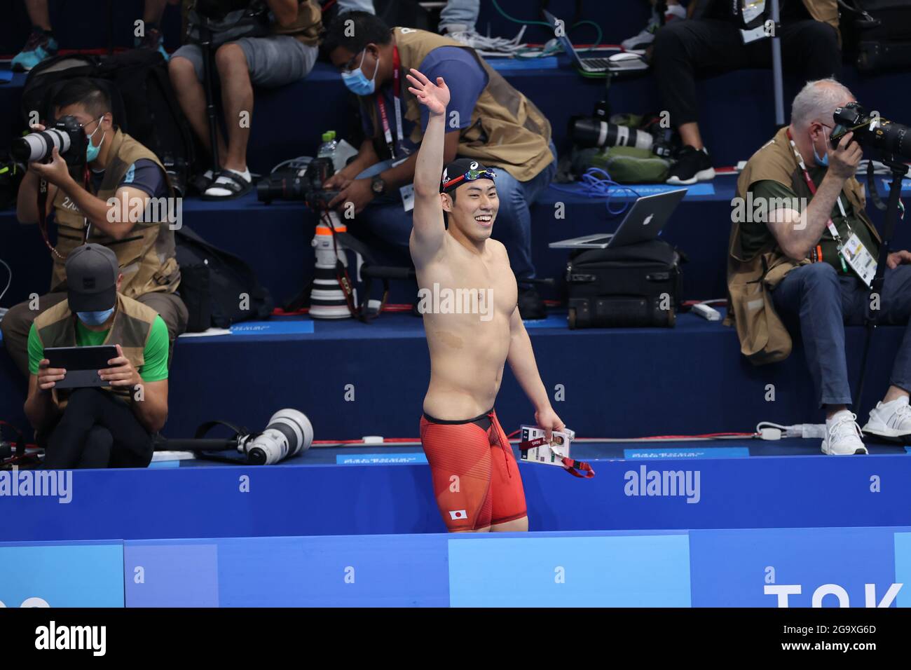 Tokyo, Japan. 27th July, 2021. Tomoru Honda (JPN) Swimming : Men's 200m ...