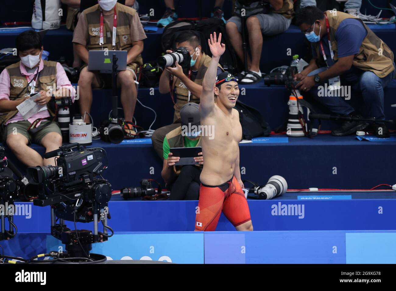 Tokyo, Japan. 27th July, 2021. Tomoru Honda (JPN) Swimming : Men's 200m ...
