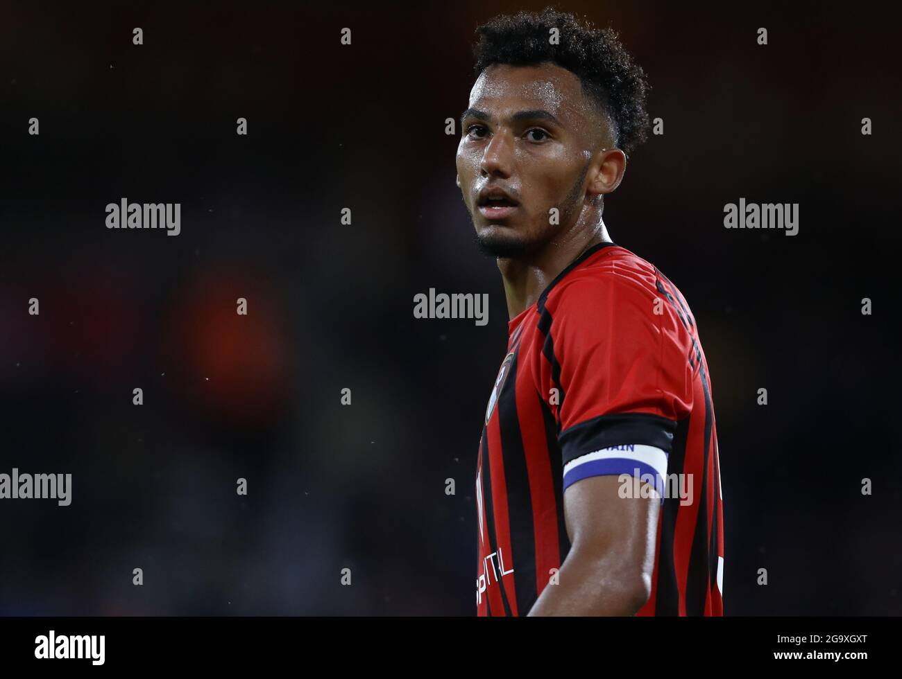 Bournemouth, England, 27th July 2021. Llyod Kelly of Bournemouth during ...