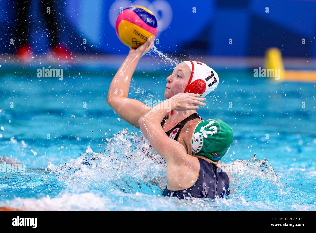 TOKYO, JAPAN - JULY 28: Nicola Macleod of South Africa, Kundred Paul of ...