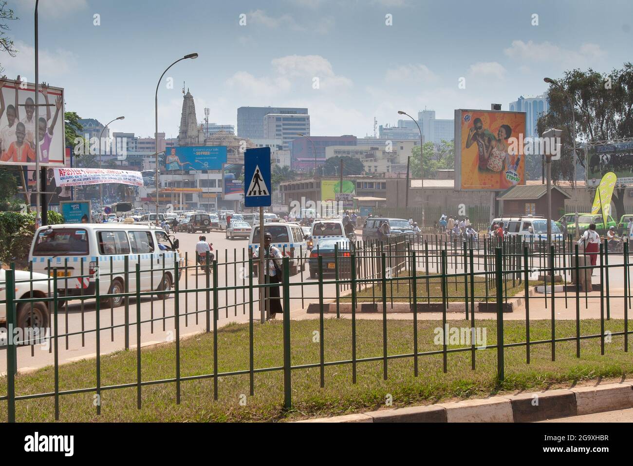 traffic in the streets of Kampala uganda Stock Photo - Alamy