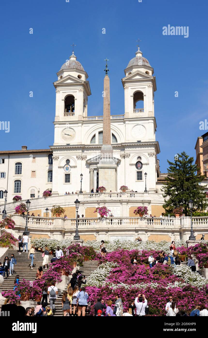 Rome spanish steps hi-res stock photography and images - Alamy