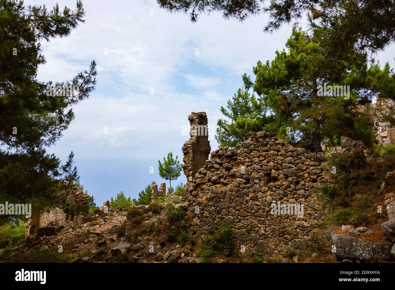 Syedra ancient city ruins in Alanya Antalya Turkey Stock Photo - Alamy