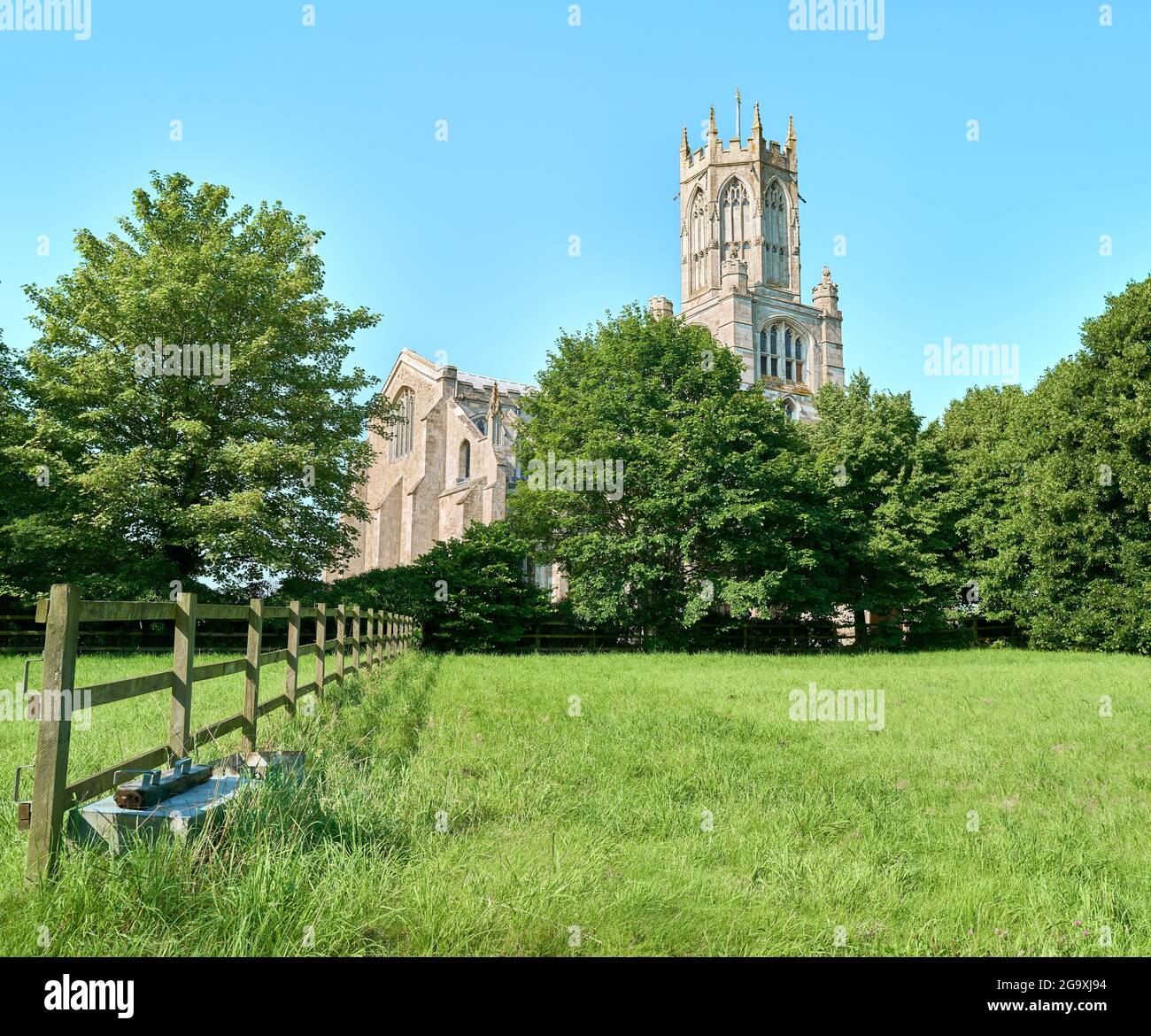 The royal, 15th century yorkist church of St Mary and All Saints at the ...