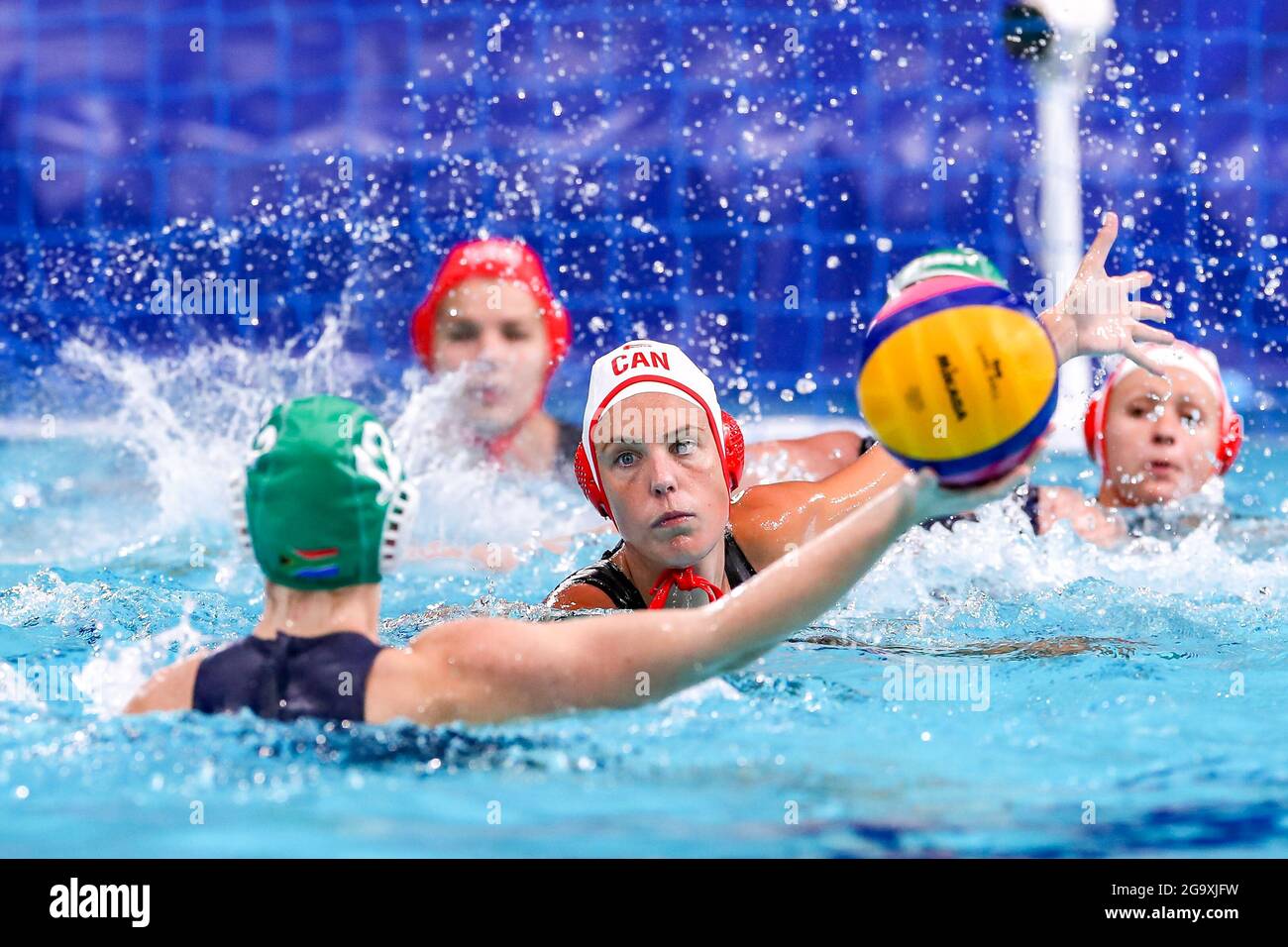 TOKYO, JAPAN - JULY 28: Nicola Macleod of South Africa, Monika Eggens ...