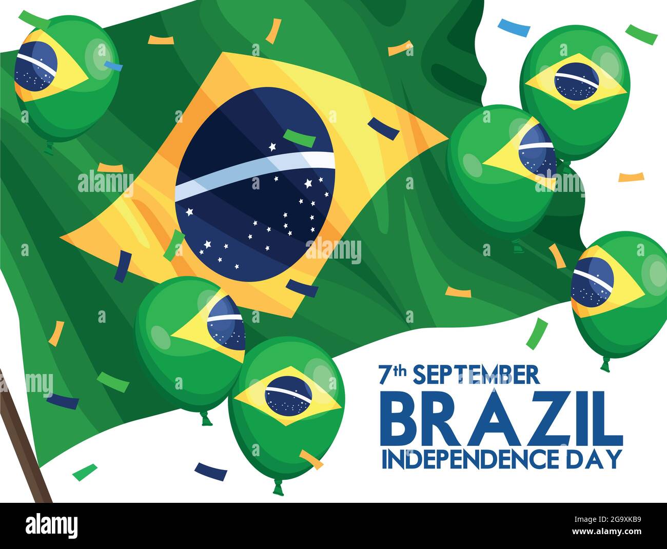 brazil independence postcard Stock Vector Image & Art - Alamy