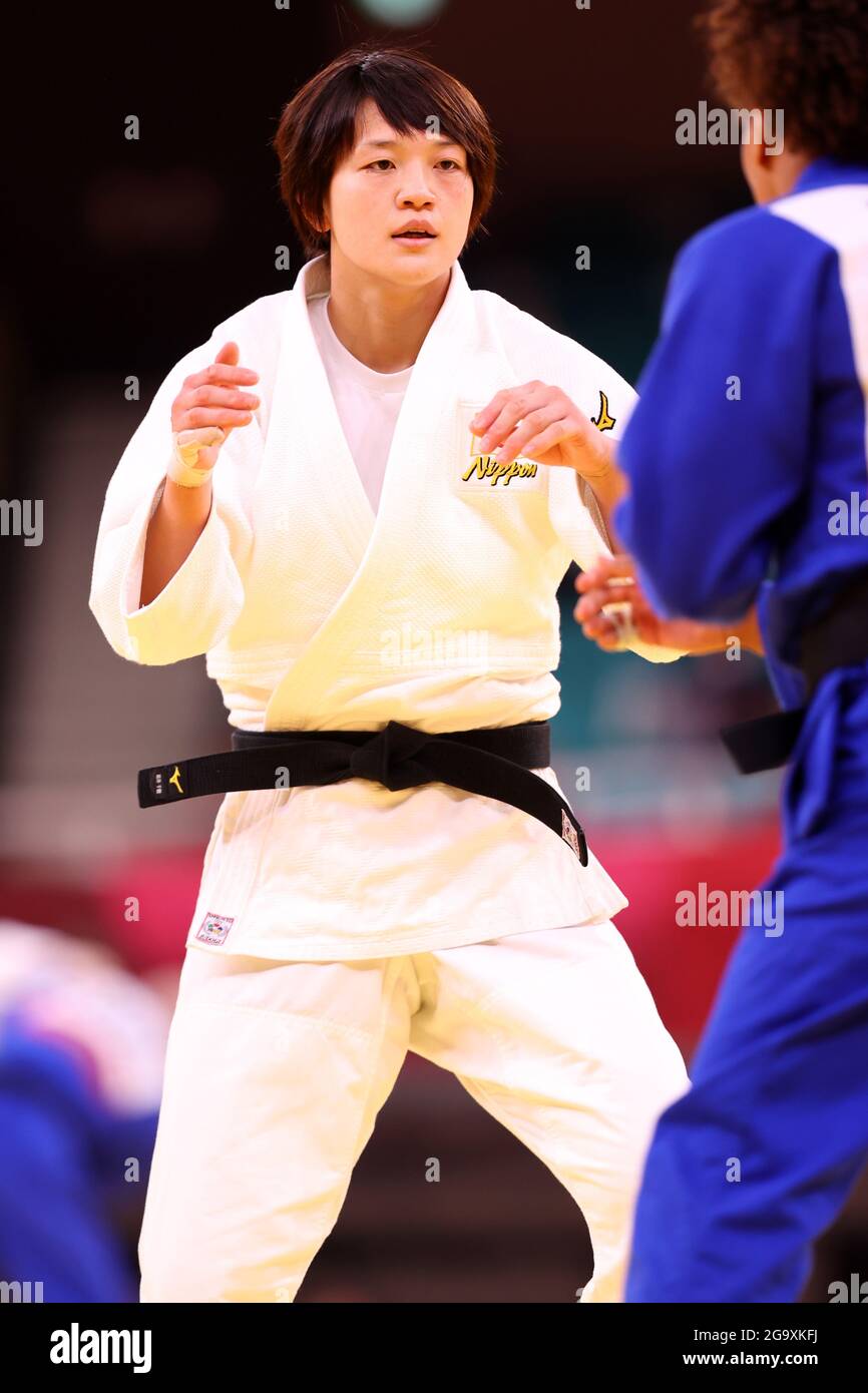 Tokyo, Japan. 28th July, 2021. Chizuru Arai (JPN) Judo : Women's -70kg Elimination Round during ...