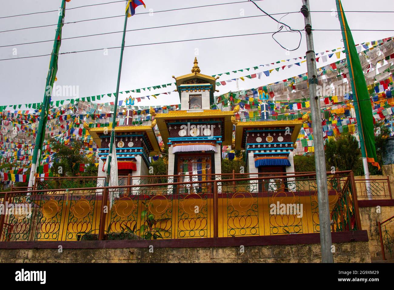 Dalai Lama's temple, Dharamsala Stock Photo - Alamy