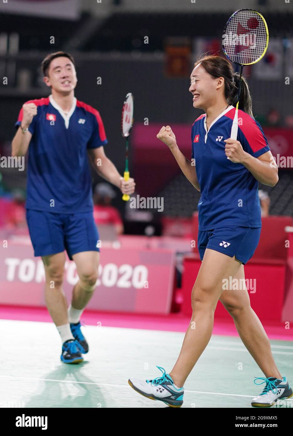 Tokyo, Japan. 28th July, 2021. Tang Chun Man/Tse Ying Suet of China's ...