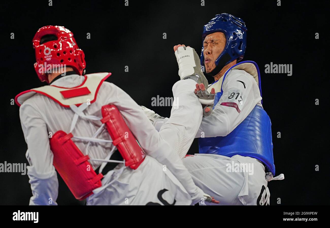 July 27, 2021: Hongyi sun from China and Vladislav Larin from RCO ...