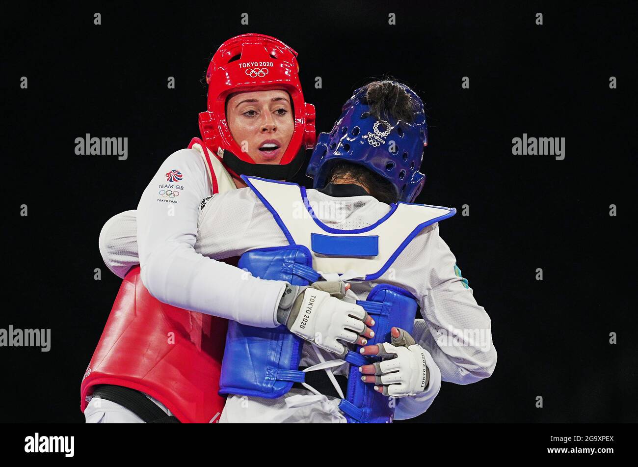 July 27, 2021: Bianca Walkden from Great Britain and Cansel Deniz from ...