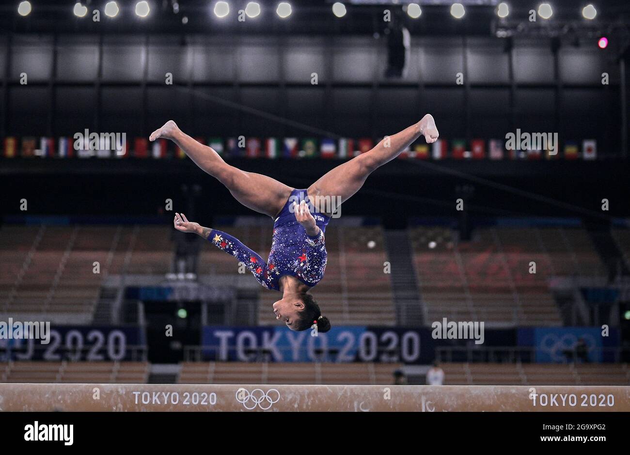 July 25, 2021: Jordan Chiles of United States of America during women's ...