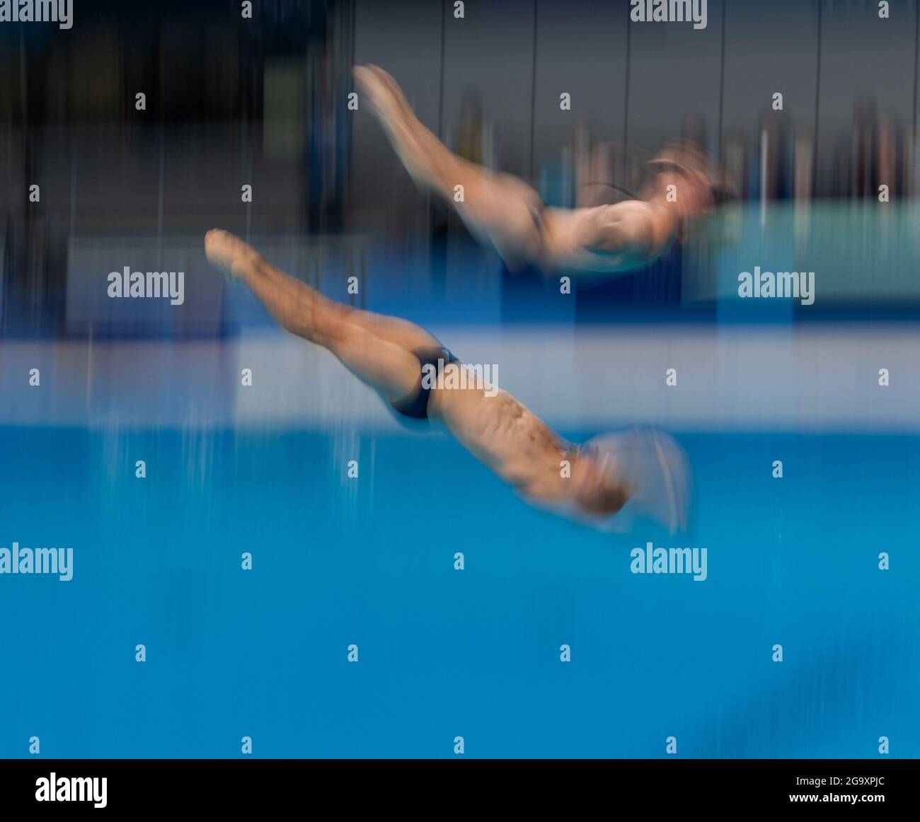 Tokyo Aquatics Centre, Tokyo, Japan. 28th July, 2021. Mens Syncronised ...