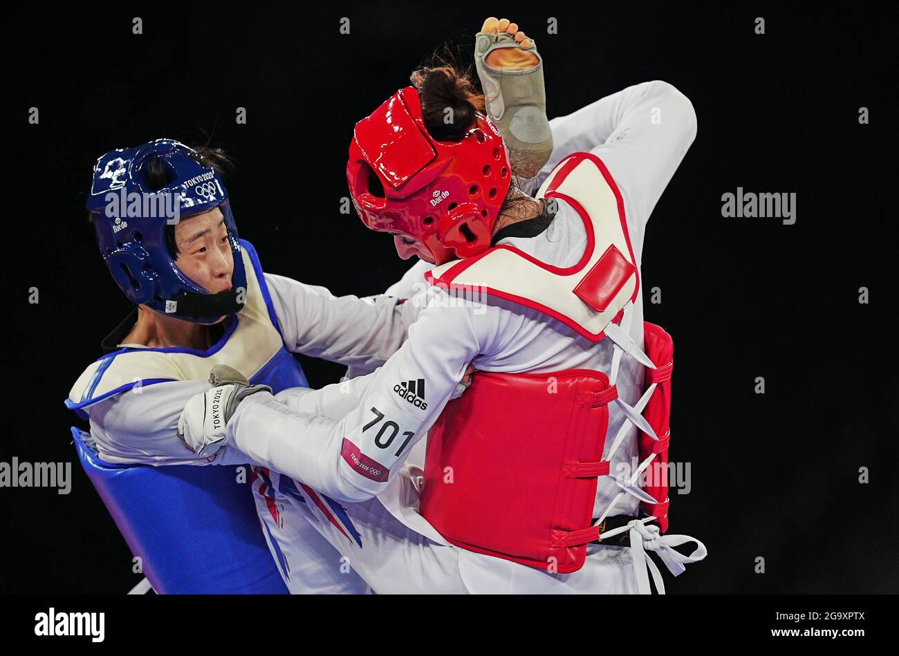 July 27, 2021: Bianca Walkden from Great Britain and Dabin Lee from ...