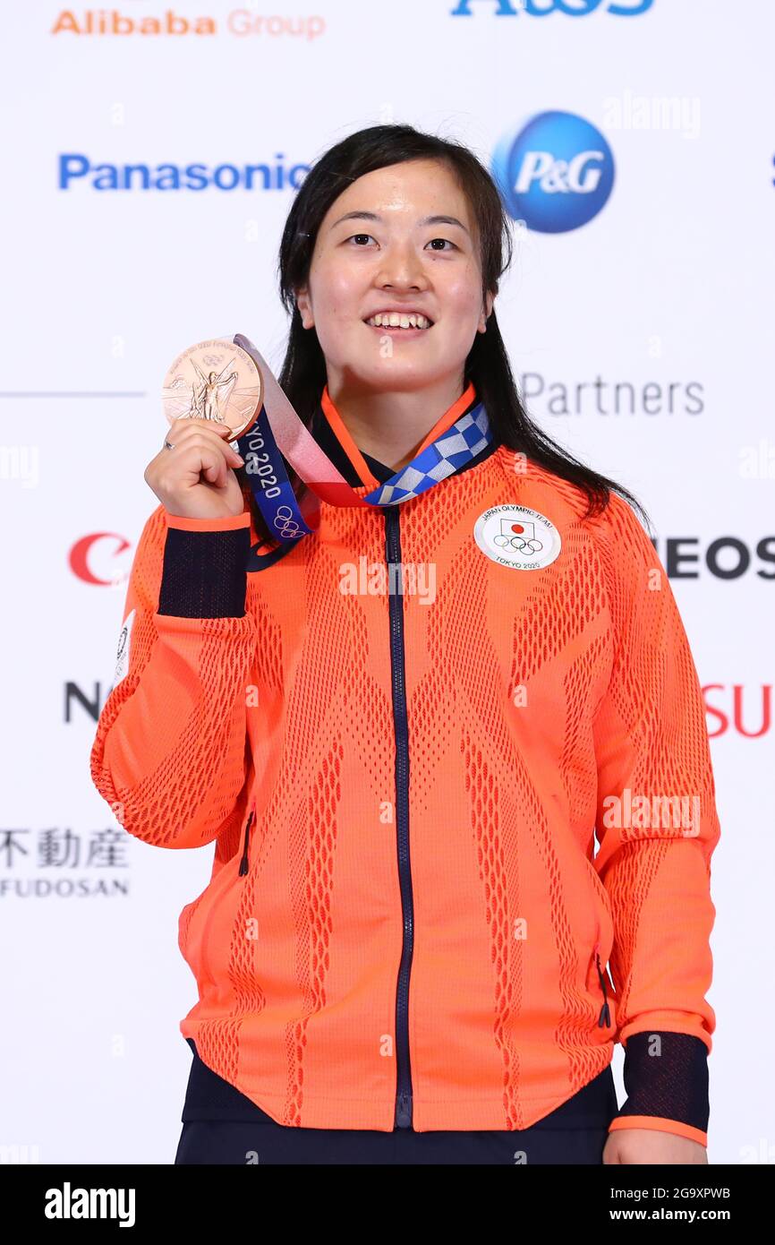Tokyo, Japan. 28th July, 2021. Mikiko Ando (JPN) Weightlifting : Bronze ...