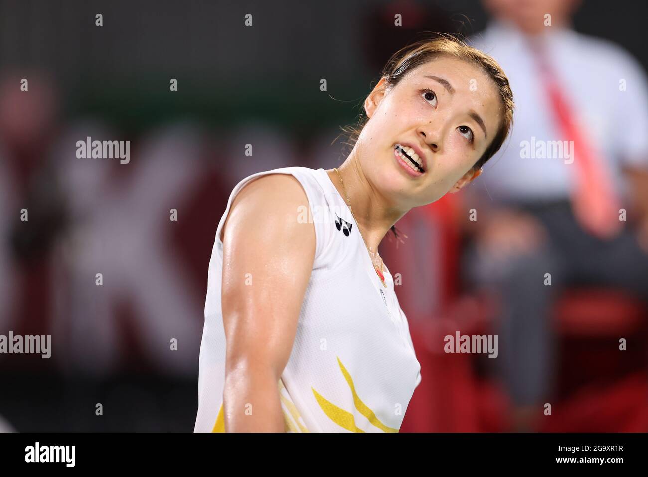 Tokyo, Japan. 28th July, 2021. Nozomi Okuhara (JPN) Badminton : Women's ...