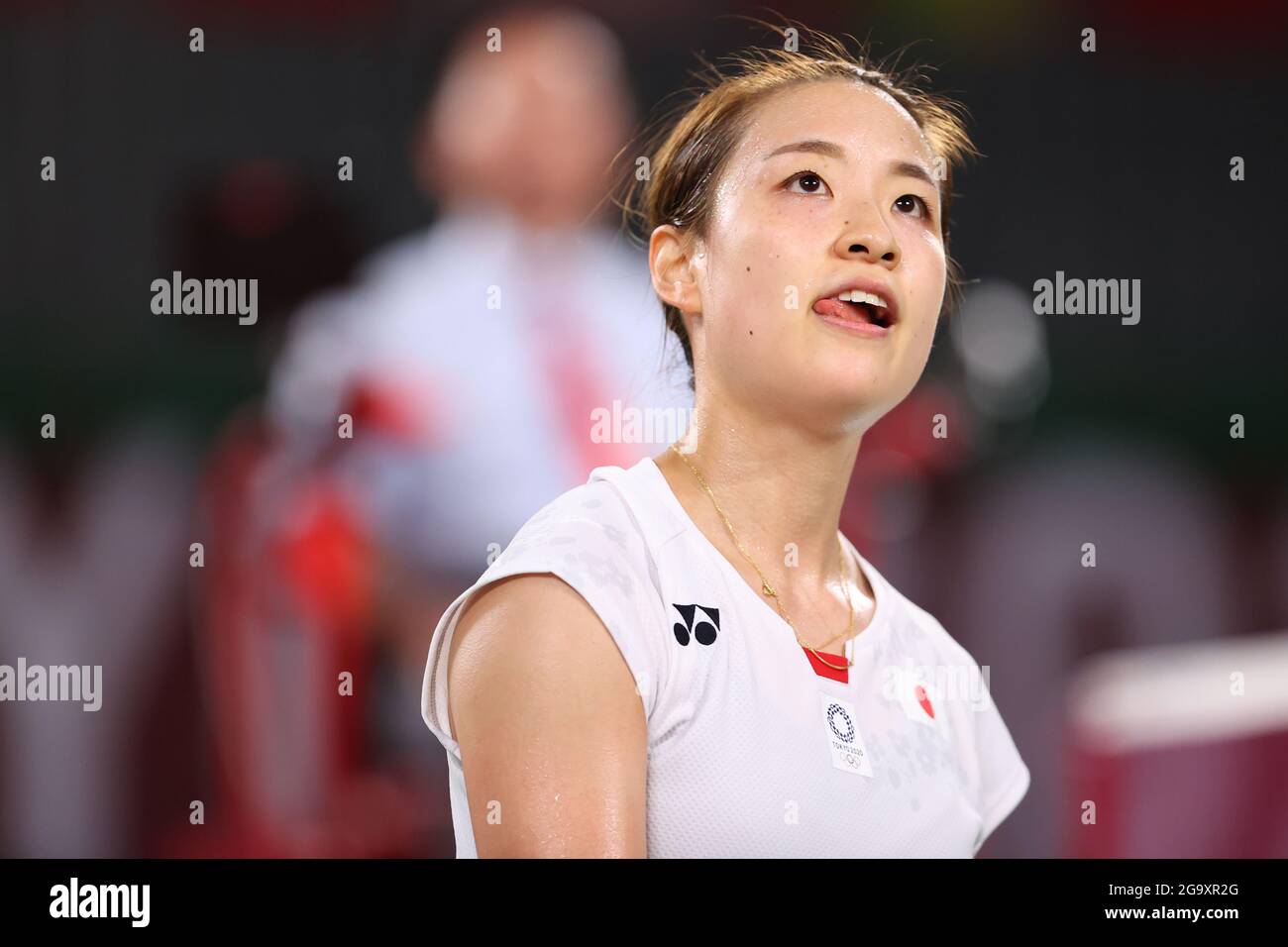 Tokyo, Japan. 28th July, 2021. Nozomi Okuhara (JPN) Badminton : Women's ...