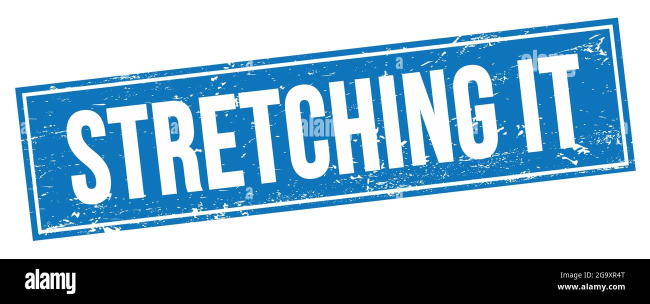 Stretching it stamp hi-res stock photography and images - Alamy