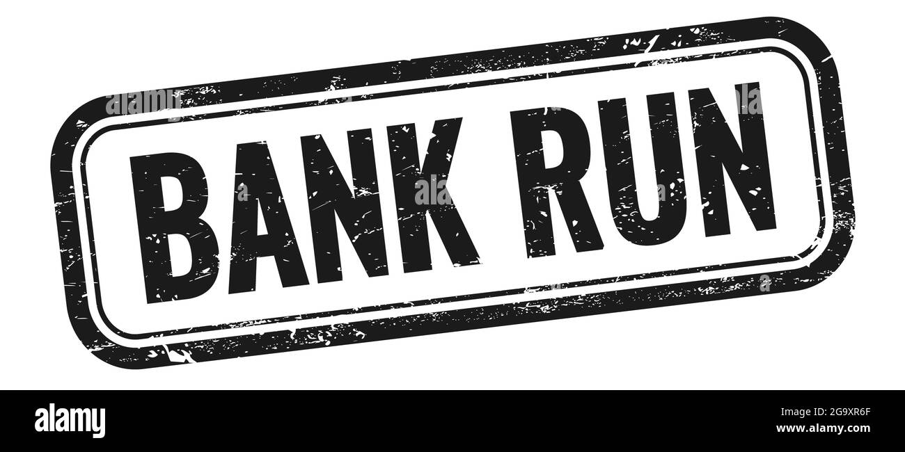 Bank run stamp hi-res stock photography and images - Alamy