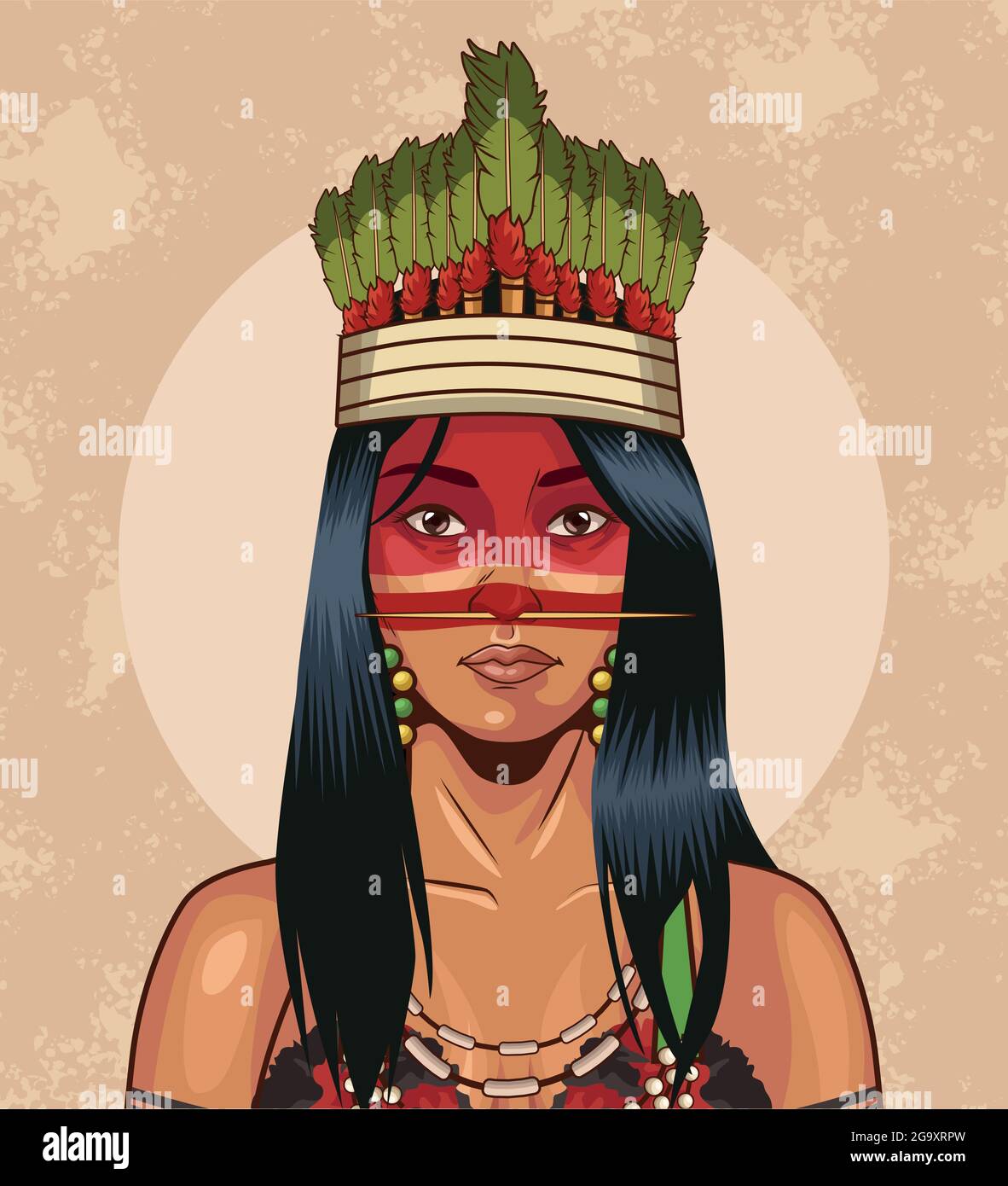 Indian indigenous community Stock Vector Images - Alamy