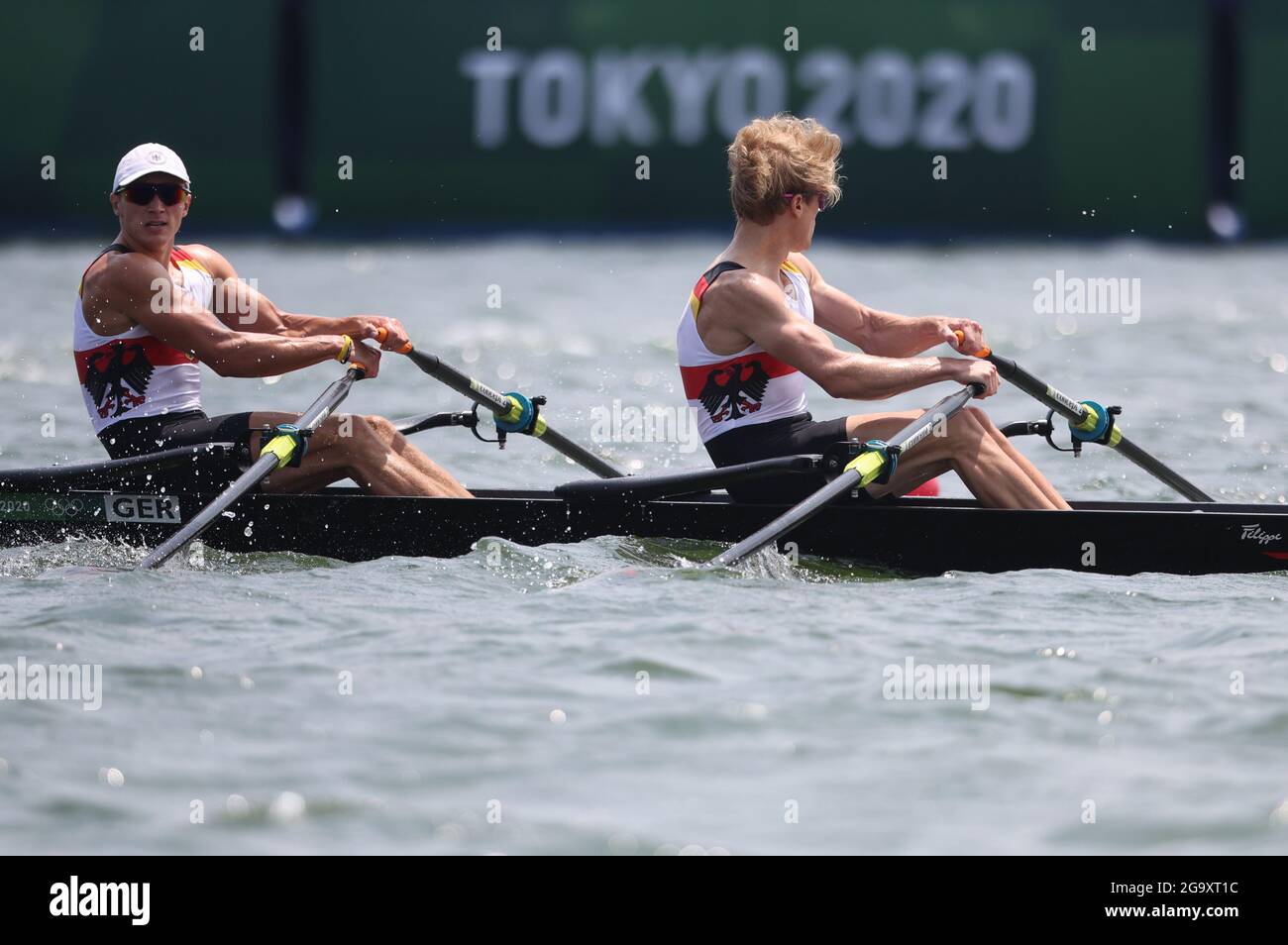 Tokyo, Japan. 28th July, 2021. Rowing: Olympics, Lgw. double sculls ...