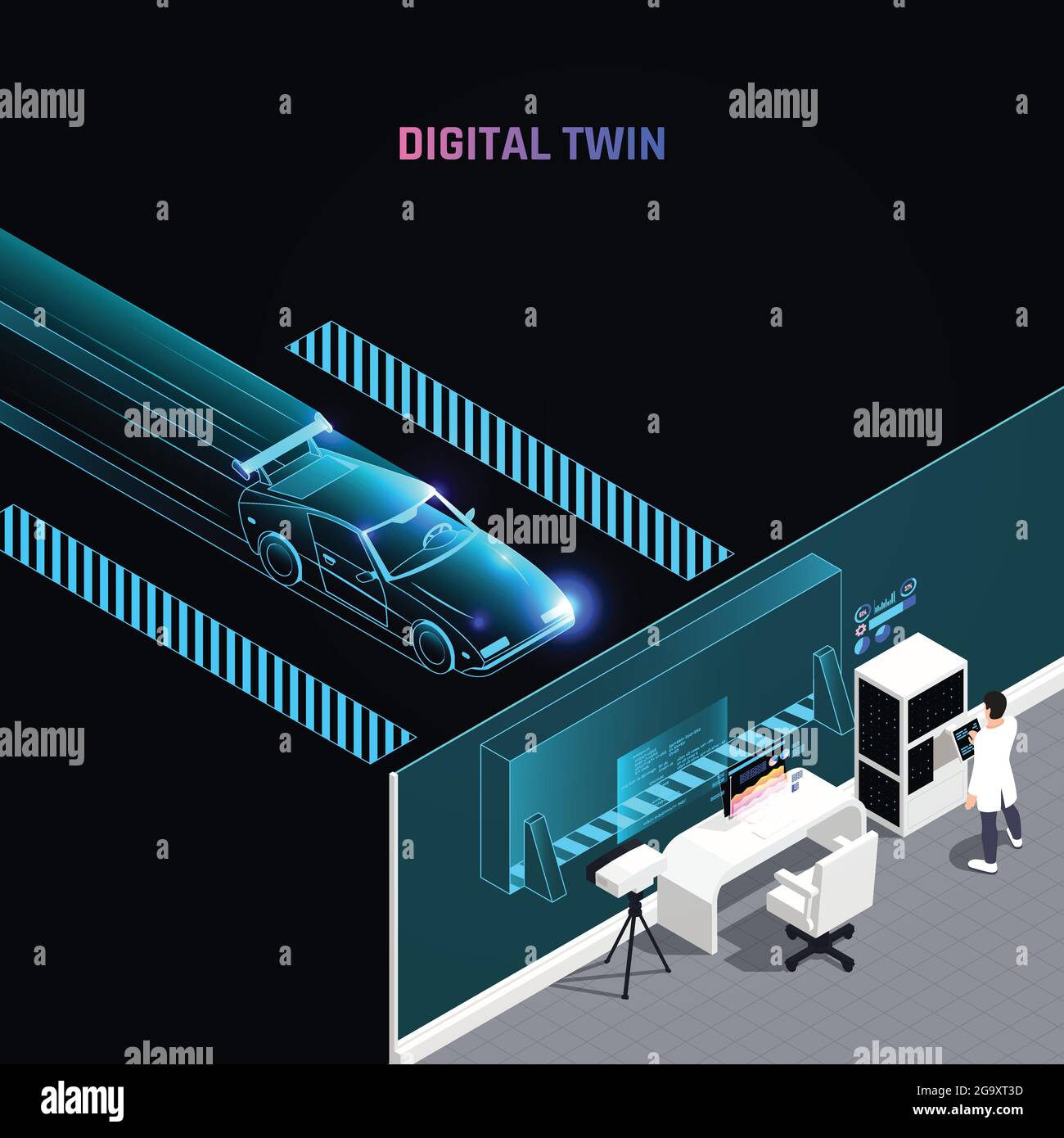Digital Twin Car High Resolution Stock Photography and Images - Alamy