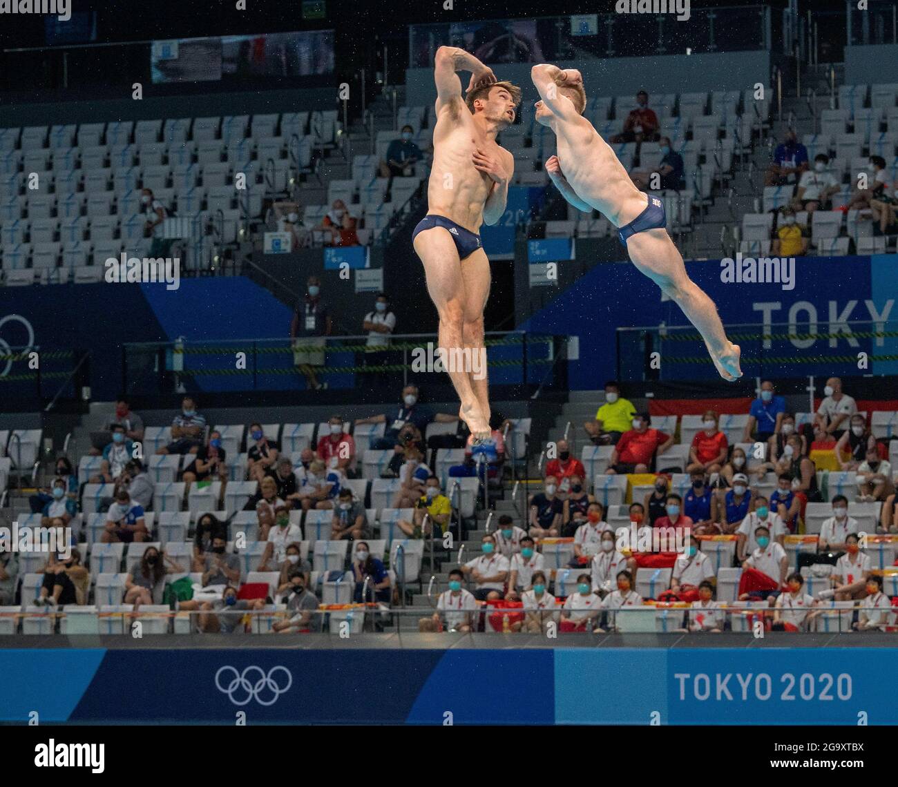 Tokyo Aquatics Centre, Tokyo, Japan. 28th July, 2021. Mens Syncronised ...
