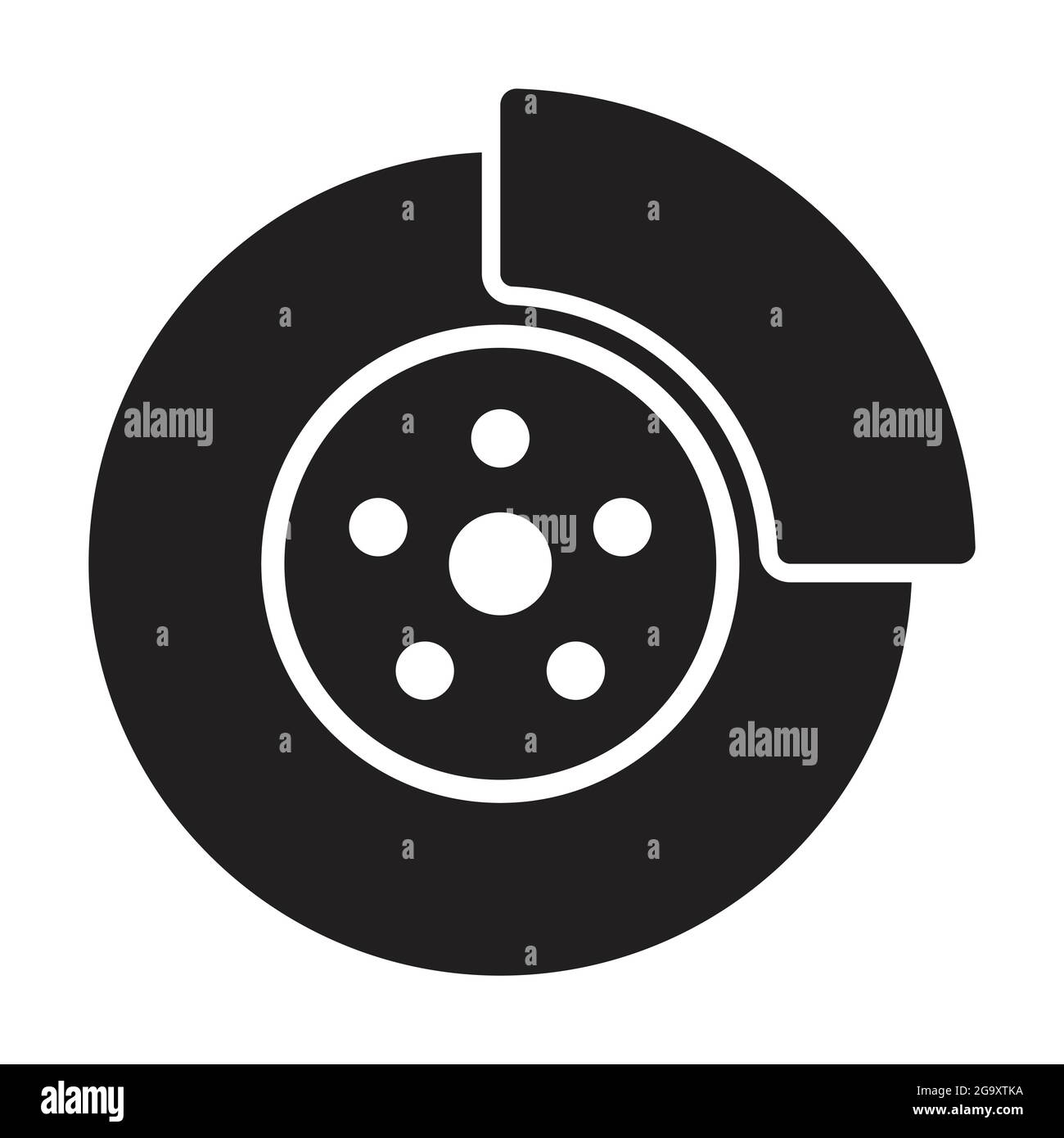 Car brake icon vector auto service, repair concept for graphic design ...