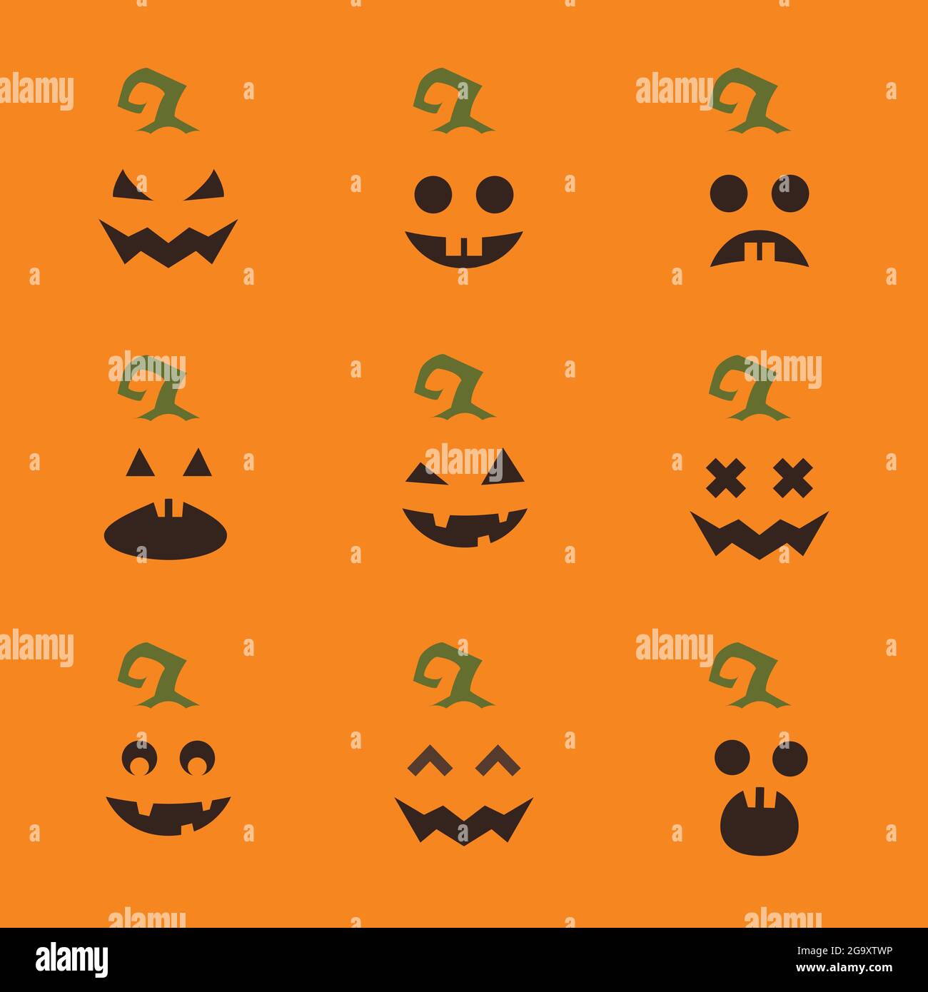 Pumpkin faces hi-res stock photography and images - Alamy