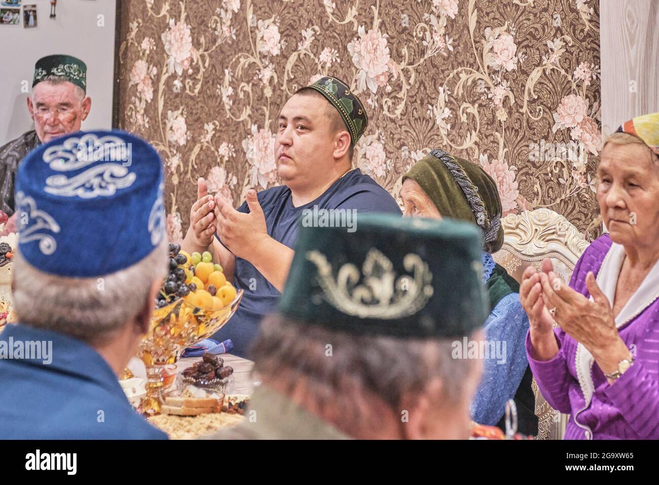 Local residents of Siberian village celebrate Muslim holiday Kurban ...