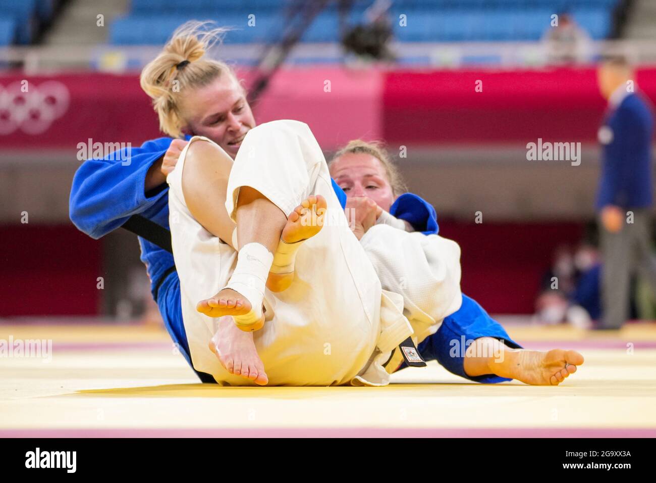 TOKYO, JAPAN - JULY 27: Juul Franssen of The Netherlands, Katharina ...