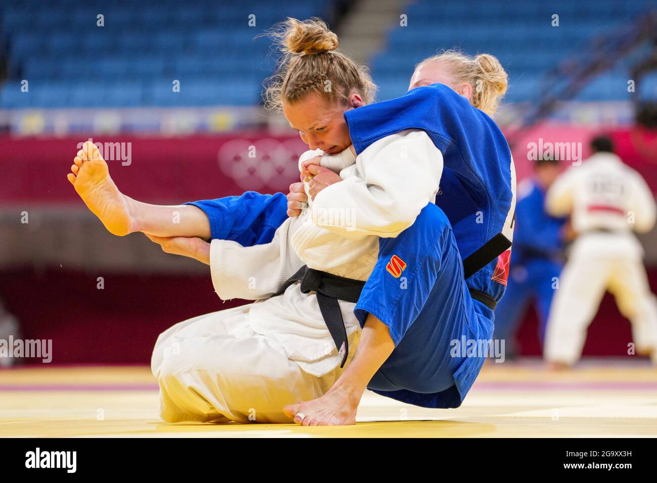 TOKYO, JAPAN - JULY 27: Juul Franssen of The Netherlands, Katharina ...