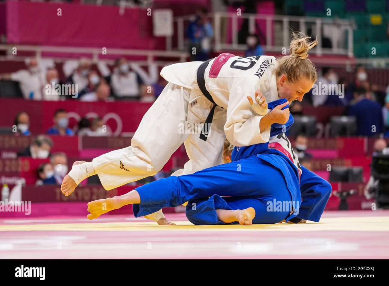 TOKYO, JAPAN - JULY 27: Juul Franssen of The Netherlands, Katharina ...