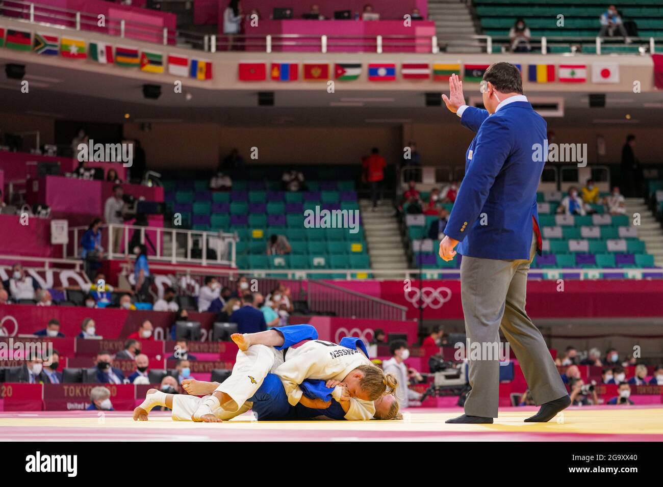 TOKYO, JAPAN - JULY 27: Juul Franssen of The Netherlands, Katharina ...